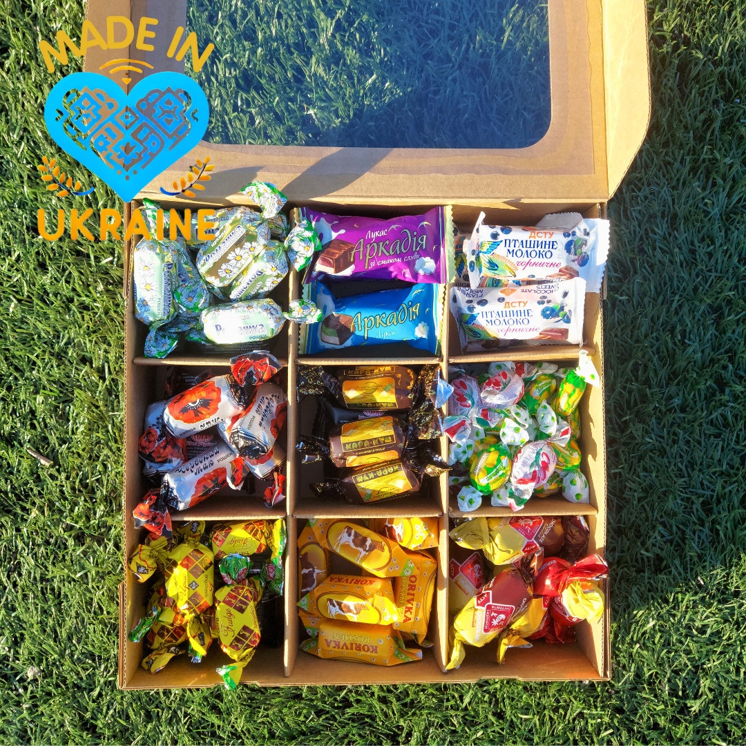 Ukrainian Candy Set in Gift Box | Best Pick-me-up Gift Ukrainian ...