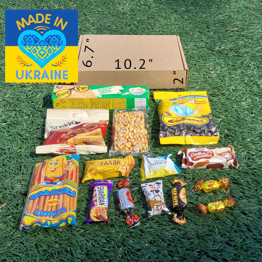 Ukraine Mystery Snack Box Made in Ukraine | Surprise Ukrainian Gift Box ...