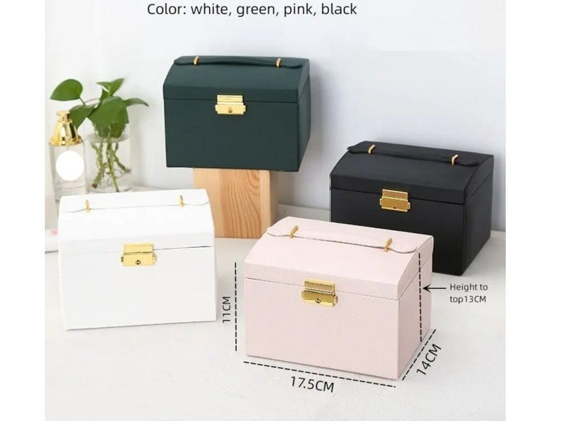 Multi-functional Three-layer Drawer Jewelry Box With Earring Lock - Etsy