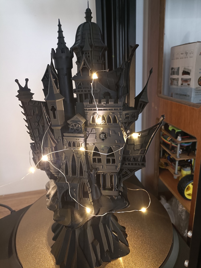 Vampire Castle Sculpture: Gothic Home Decor, Mystical Legend - Etsy UK