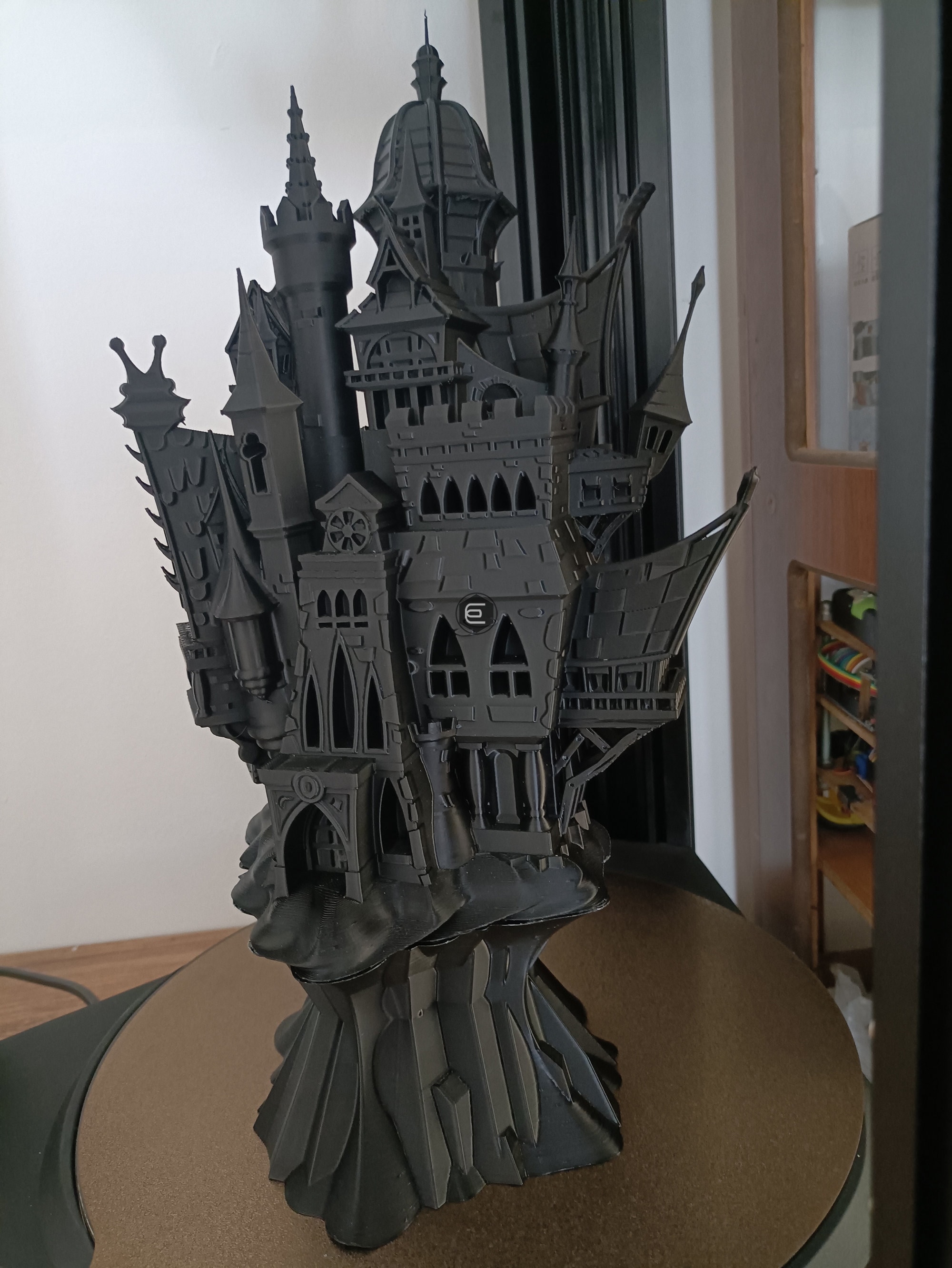 Vampire Castle Sculpture: Gothic Home Decor, Mystical Legend - Etsy