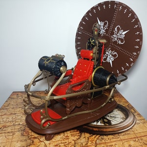 Rotating Wheel Time Machine Figurine: LED Light, 3D Printed Fan Art - Etsy