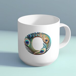 Peacock Alphabet Clipart Bundle 26 High-quality Pngs for Memory Books ...