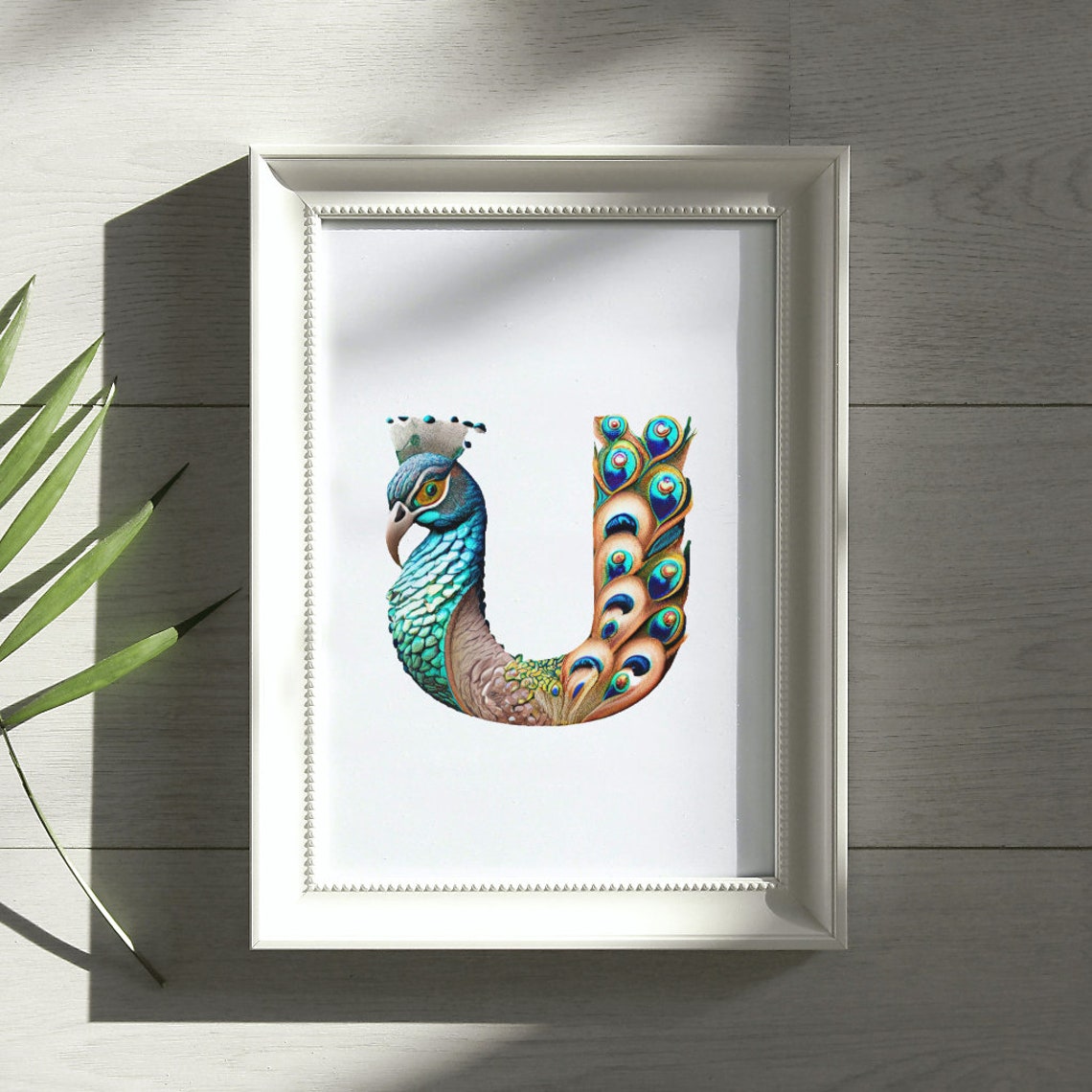 Peacock Alphabet Clipart Bundle 26 High-quality Pngs for Memory Books ...