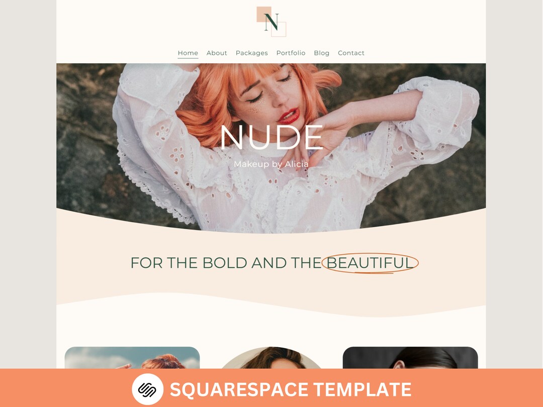 Makeup Artist Squarespace Website, Freelance Makeup Artist Website ...