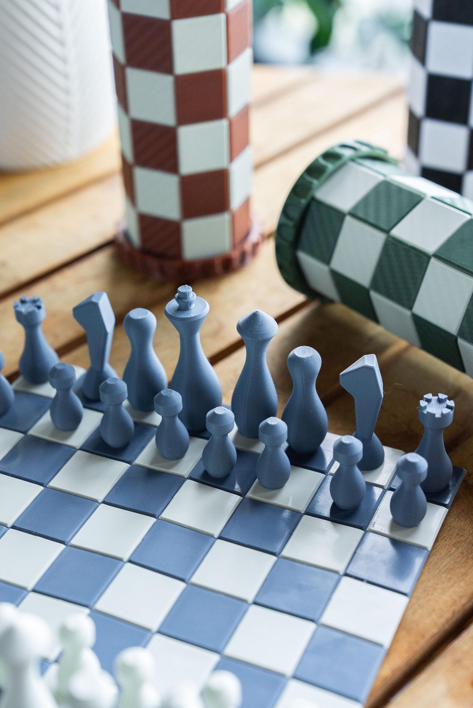 3d-printed Portable Mini Chess Set – Foldable & Travel-friendly - Etsy