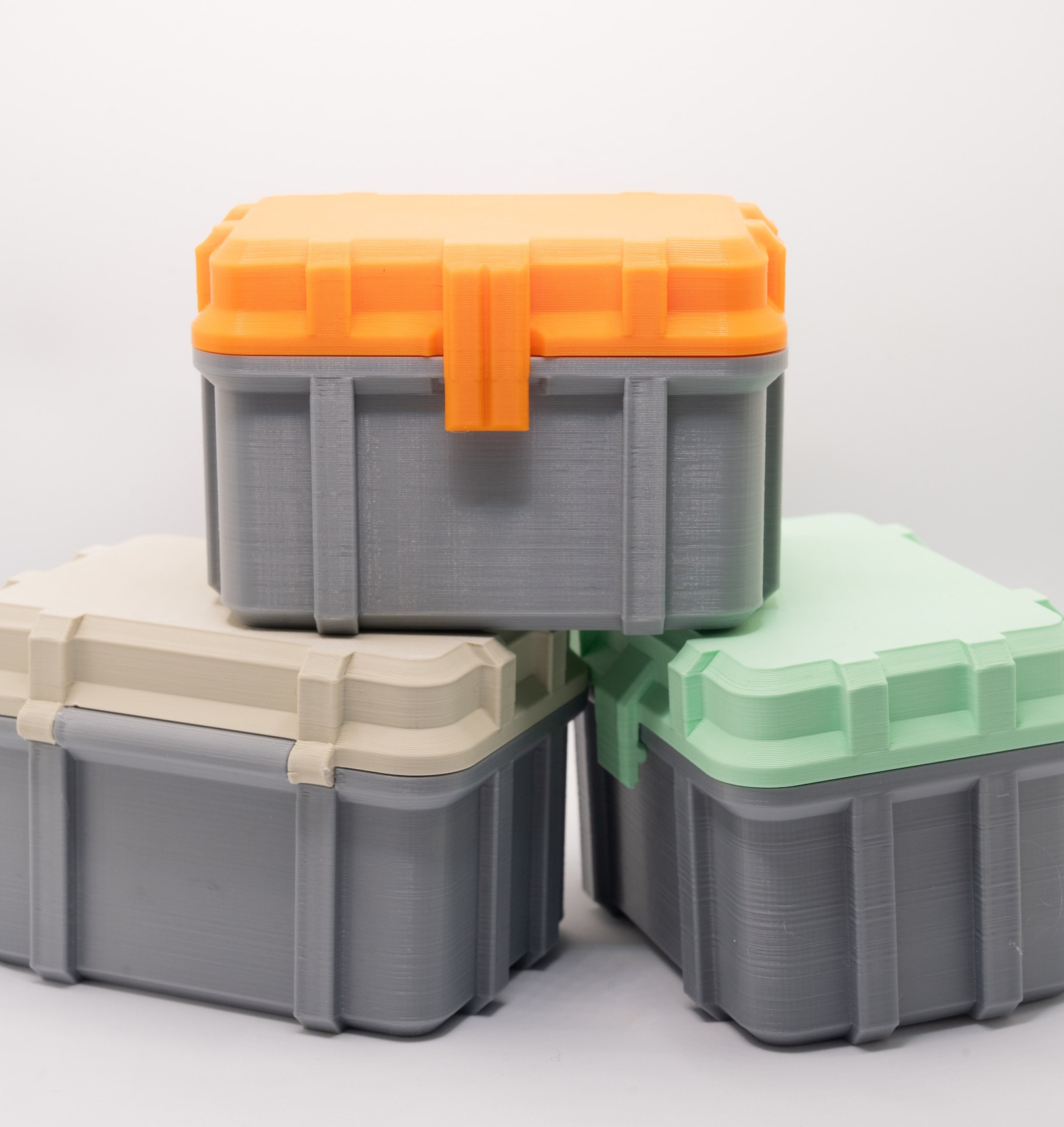 3D Printed AA/AAA Battery Case Battery Storage With Different Colour ...