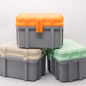 3D Printed AA/AAA Battery Case Battery Storage With Different Colour ...