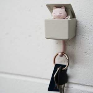 3D Printed Cat Pop up Key Hook in Different Color - Etsy