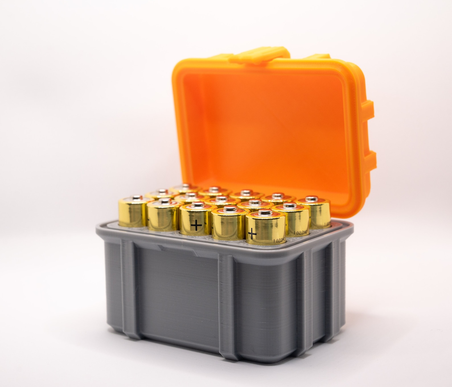 3D Printed AA/AAA Battery Case Battery Storage With Different Colour ...