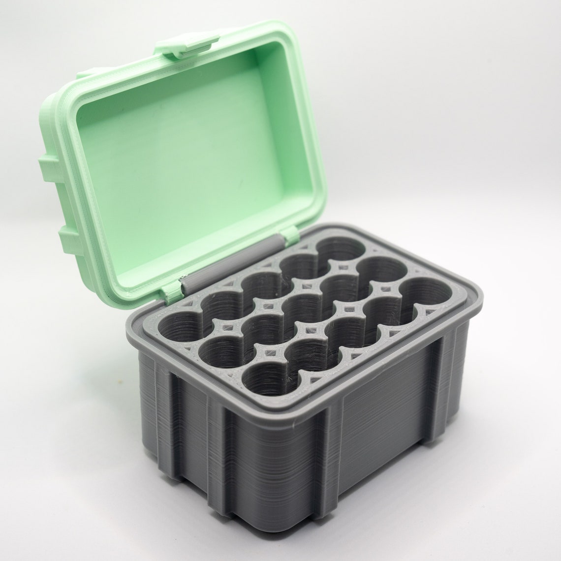 3D Printed AA/AAA Battery Case Battery Storage With Different Colour ...