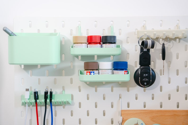 3D Printed Pegboard Tray, Holder, Cable Holder and Accessories, IKEA ...