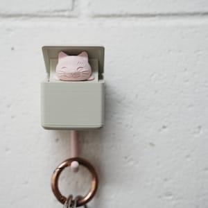 3D Printed Cat Pop up Key Hook in Different Color - Etsy