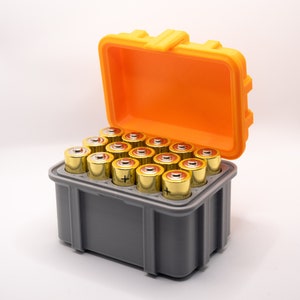 3D Printed AA/AAA Battery Case Battery Storage With Different Colour ...