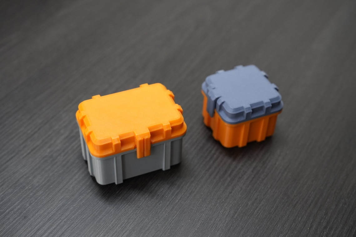 3D Printed AA/AAA Battery Case Battery Storage With Different Colour ...
