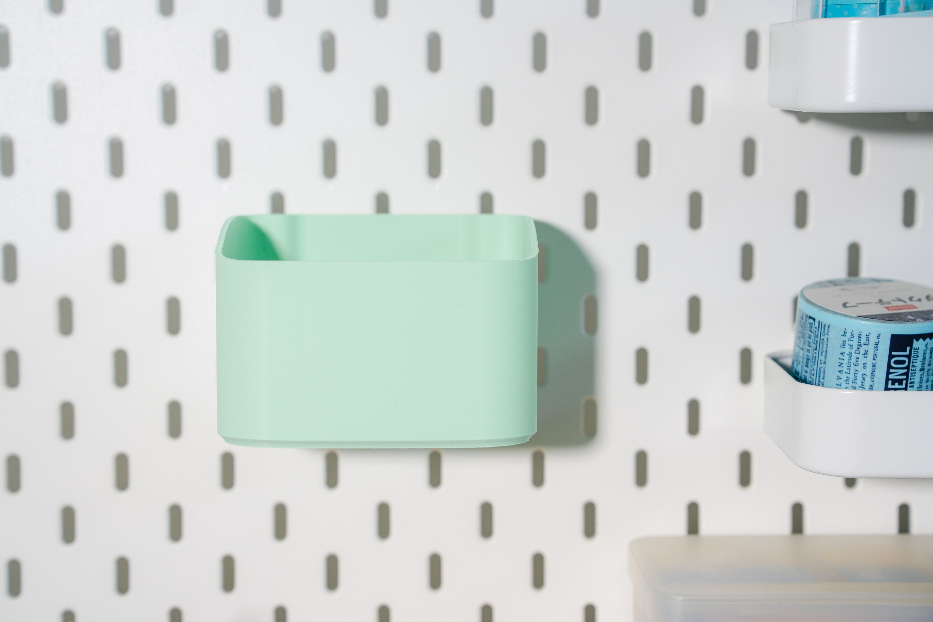 3D Printed Pegboard Tray Holder Cable Holder and - Etsy