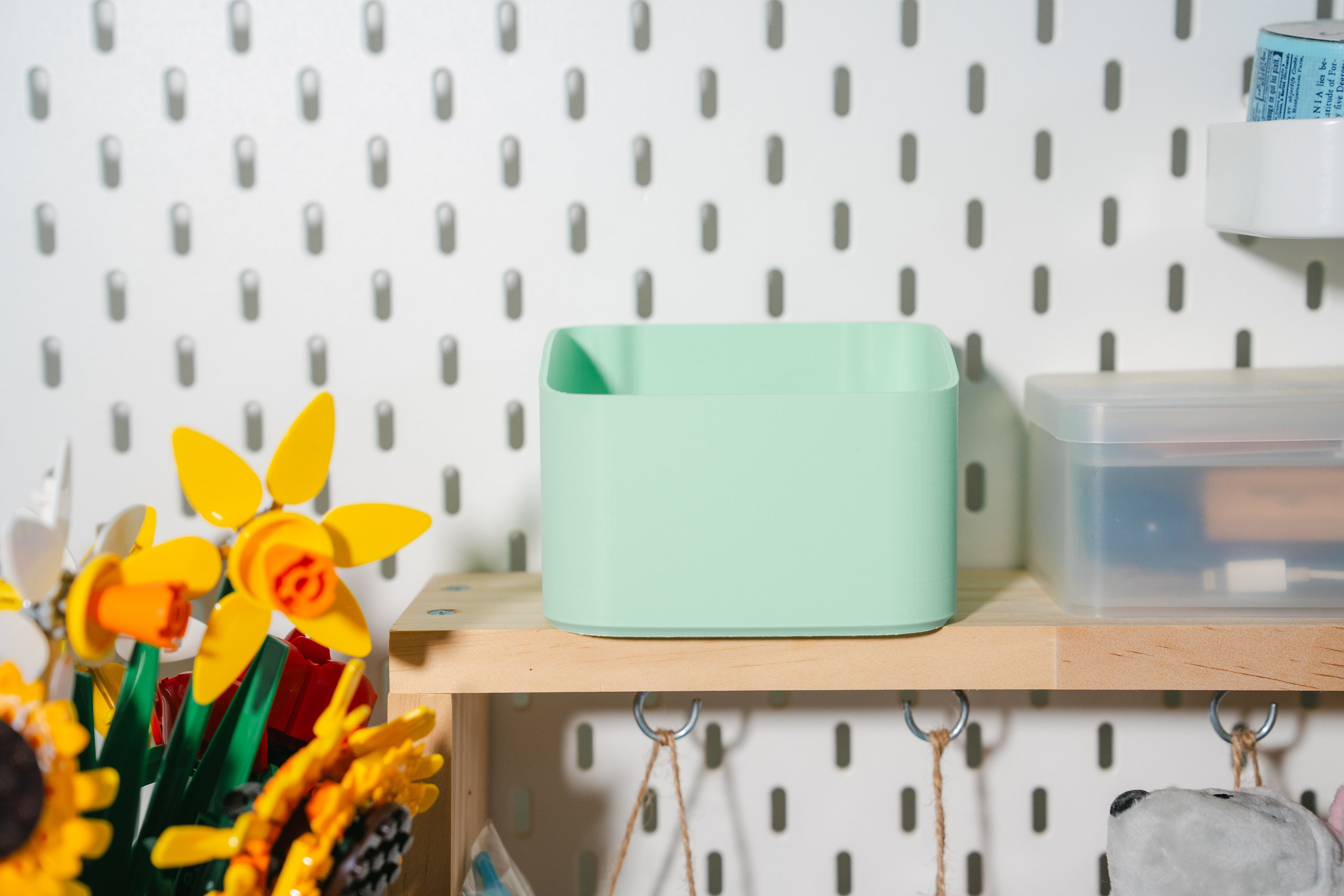 3D Printed Pegboard Tray Holder Cable Holder and - Etsy