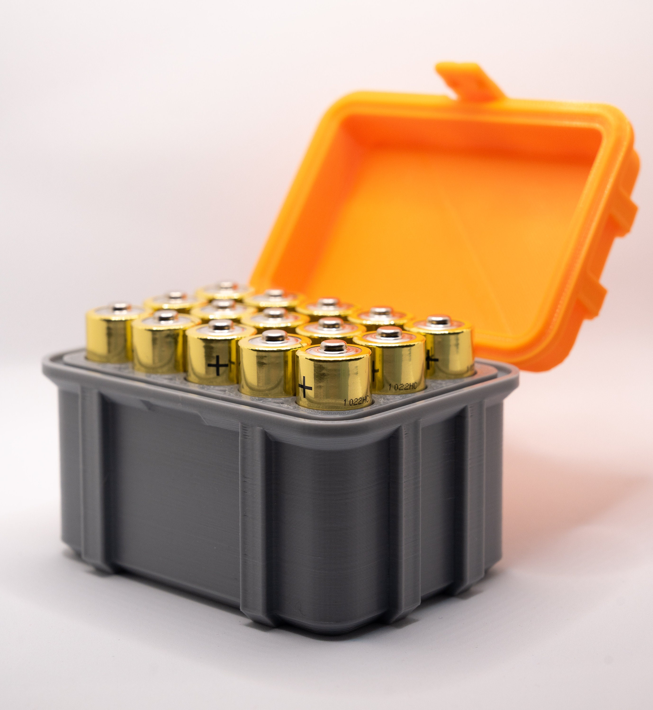 3D Printed AA/AAA Battery Case Battery Storage With Different Colour ...