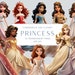 Princess Clipart Pack | Princess Graphics | Transparent PNG ...