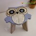 Whimsical Owl Wooden Stool: Playful Seating for Little Ones - Etsy