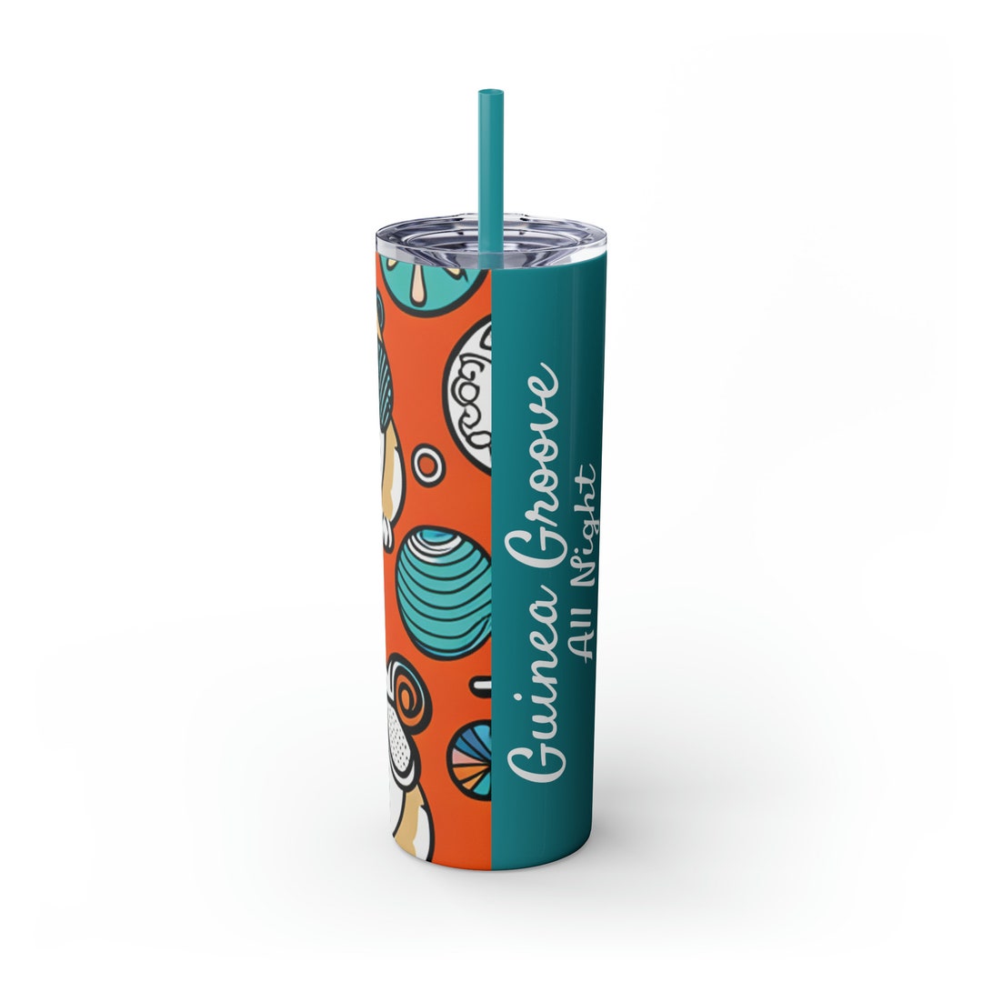Groovy Series guinea Groove All Night Guinea Pig Skinny Tumbler With ...