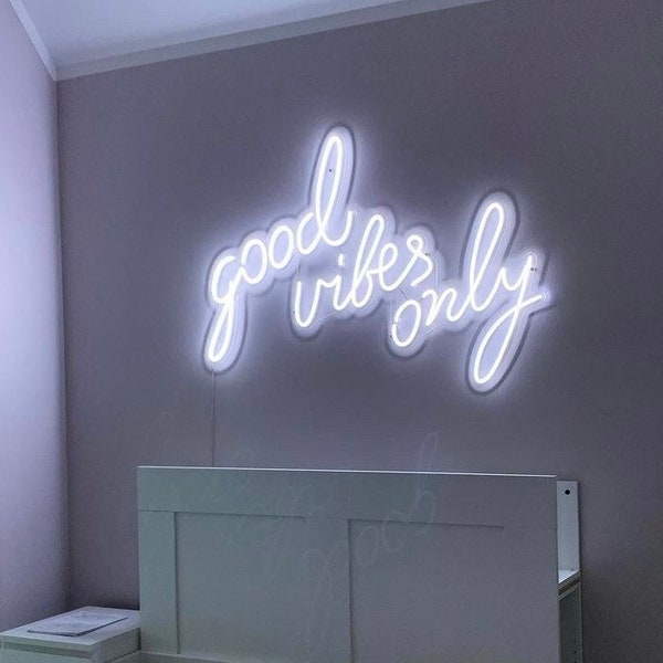 Good Vibes Neon Sign - Etsy