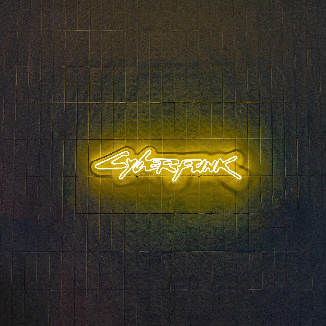CYBERPUNK Neon Light, Cyberpunk 2077 Neon , Wall Decor, Game Room ...