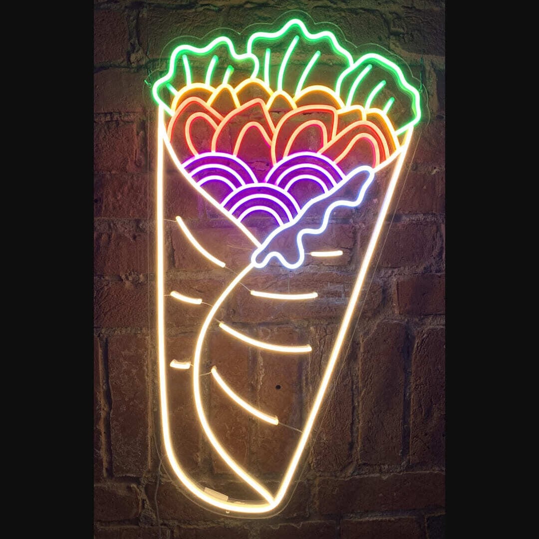 Kebab Neon Sign, Kebab Wall Decor, Kebab LED, Kebab Lover Signs ...