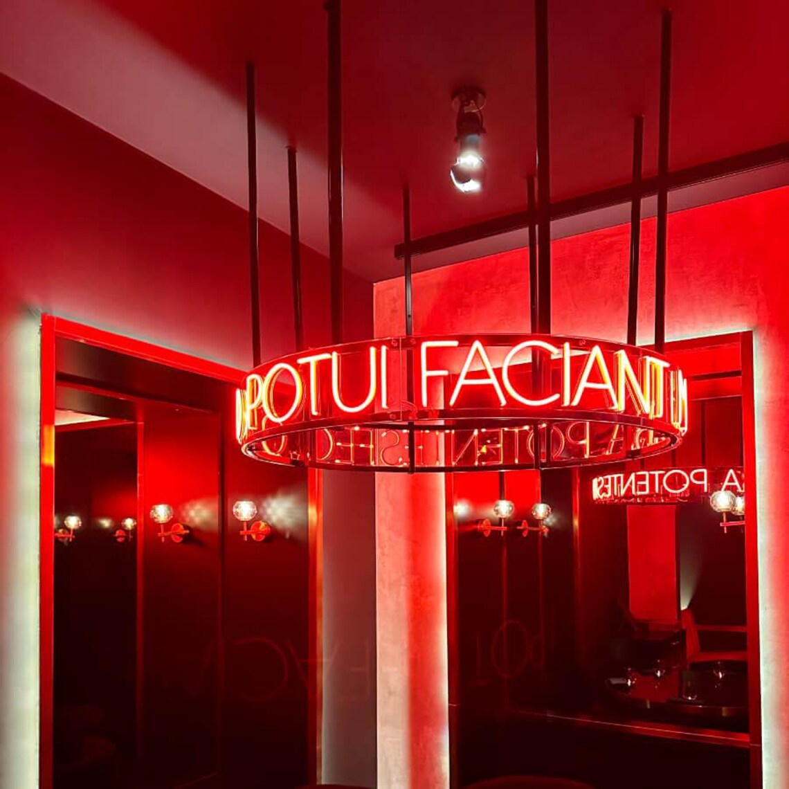 Neon Chandelier, Сhandelier for a Bar, Chandelier for a Restaurant, Led ...