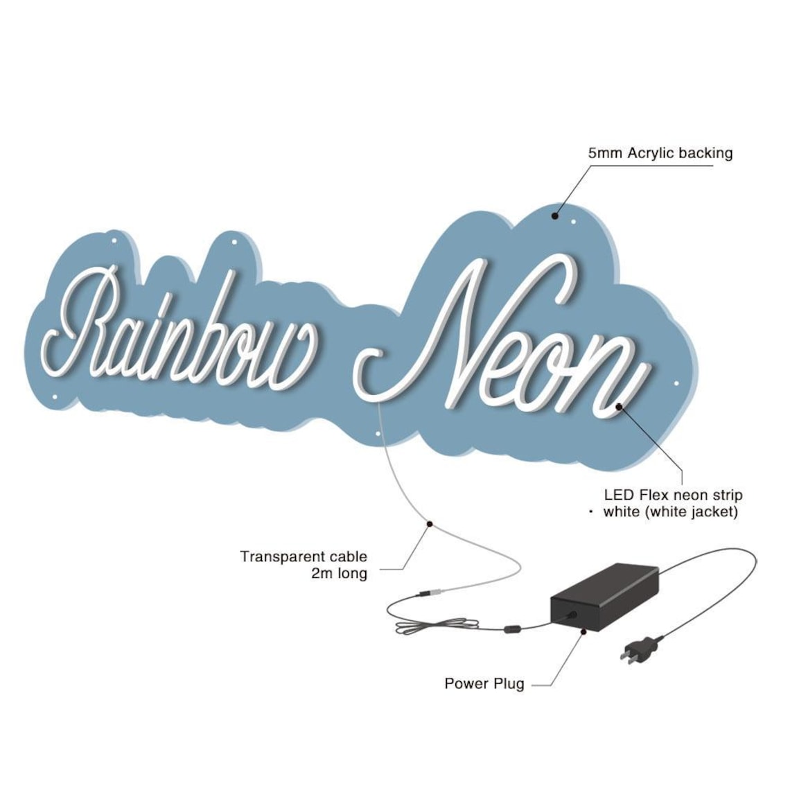 Never Give up Neon, Motivational Sign, Gym Poster, Fitness Sign ...