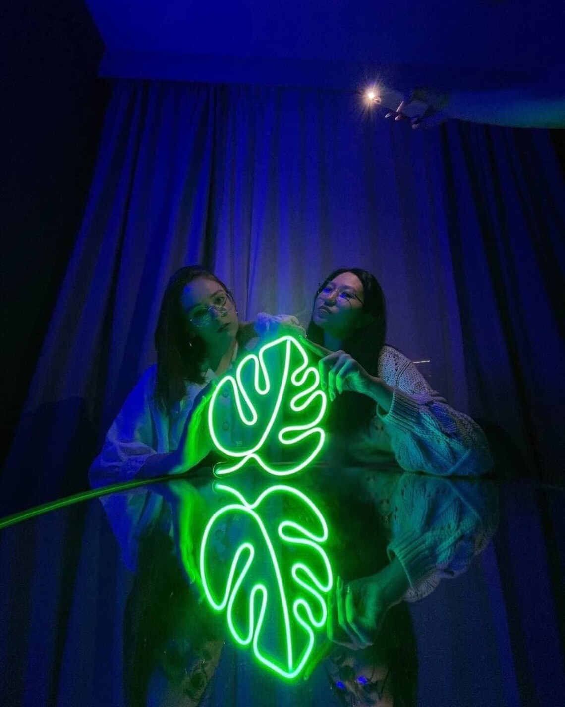 Monstera Leaf Neon Sign, Monstera Neon, Green Leaf, Plant Neon Sign ...