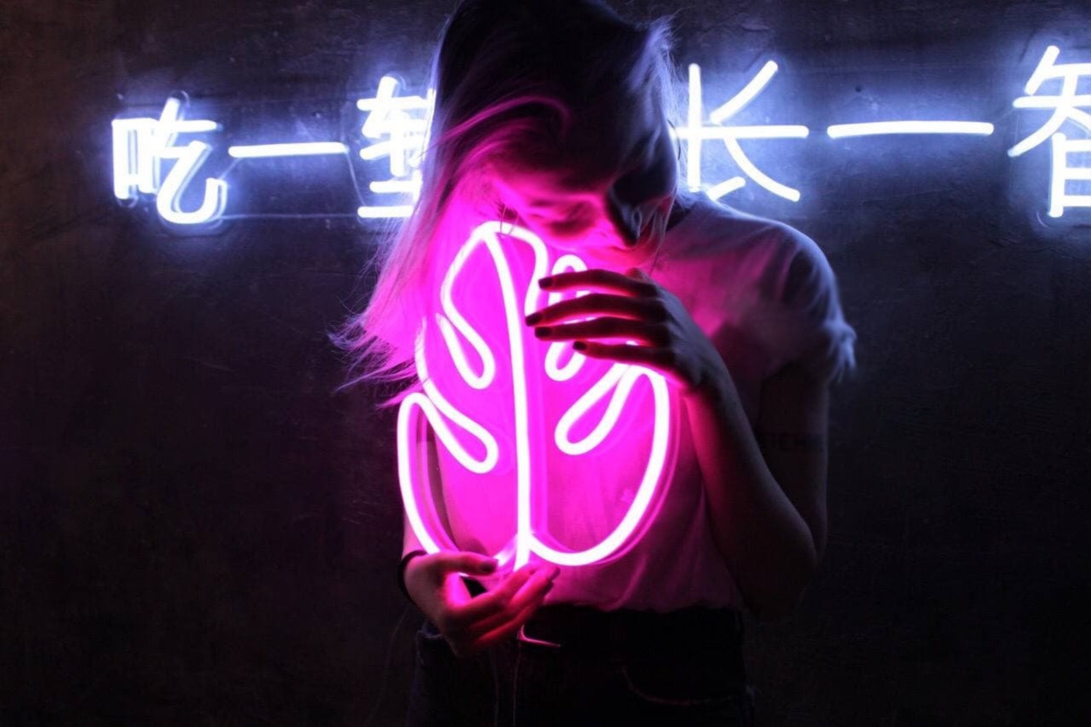 Monstera Leaf Neon Sign, Monstera Neon, Green Leaf, Plant Neon Sign ...