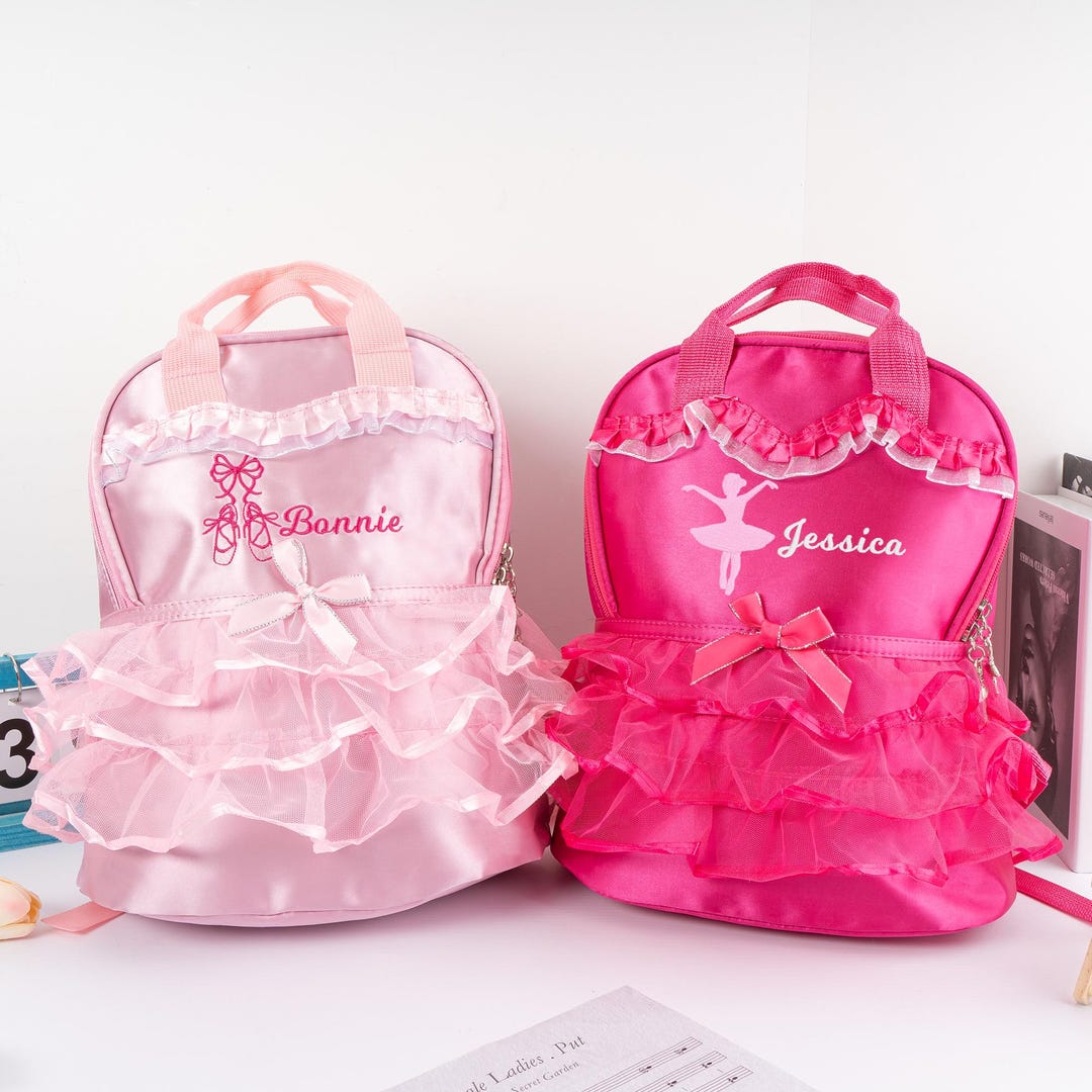 Personalized Dance Ballet Backpack, Ballet Girls Bag, Dancing Backpack ...