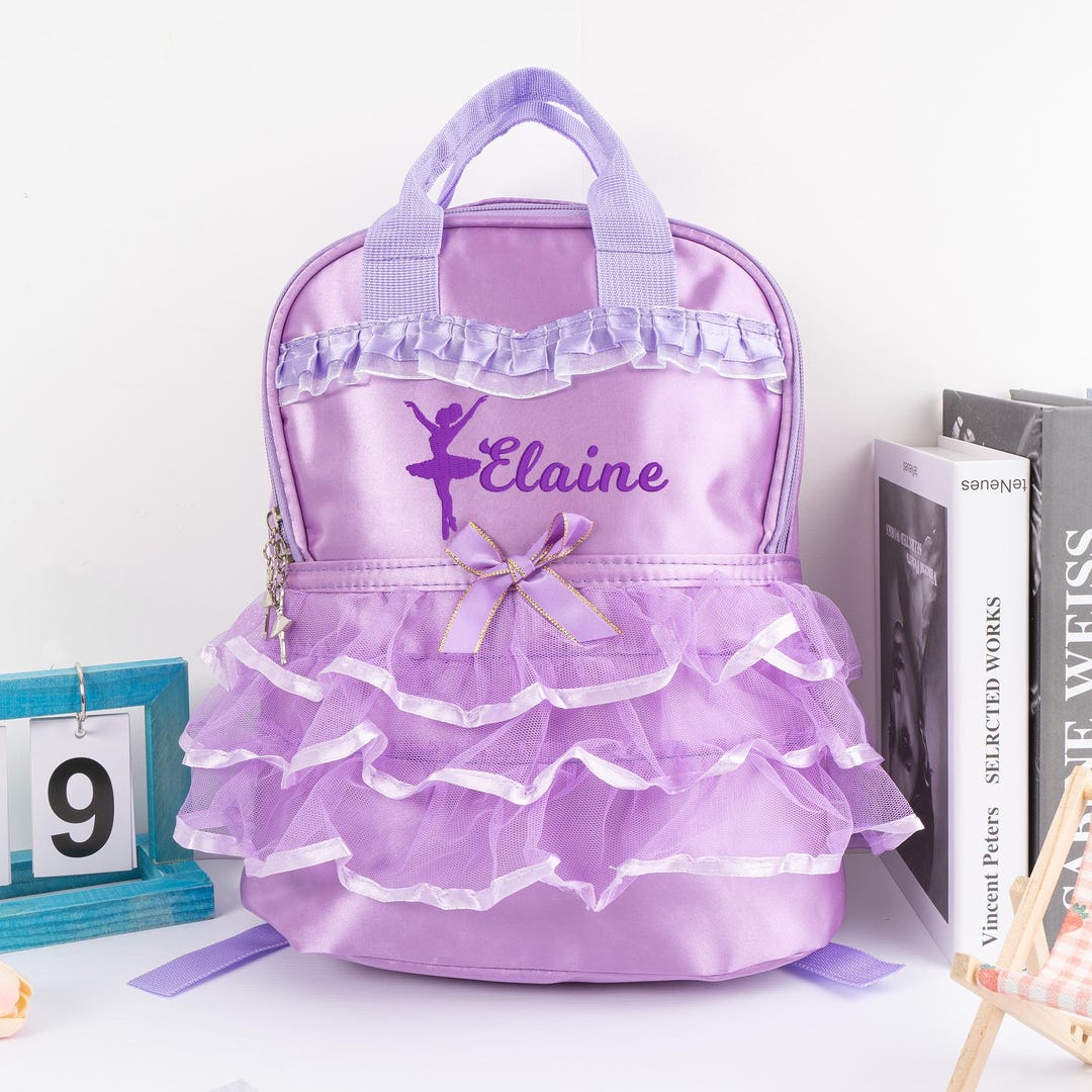 Ballet Backpack for Girls, Personalized Dance Ballet Backpack, Dancing ...