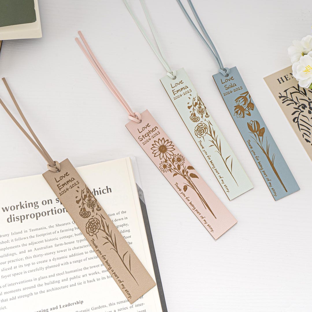 Custom Teacher Appreciation Bookmark, Personalized End of the Year ...