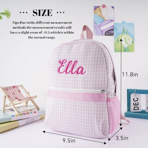 Personalized Kids Seersucker Backpack, Christmas Child Gifts ...