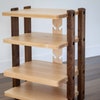 ECHELON II Audio Rack - Maple Shelves & Cherry Legs - Etsy
