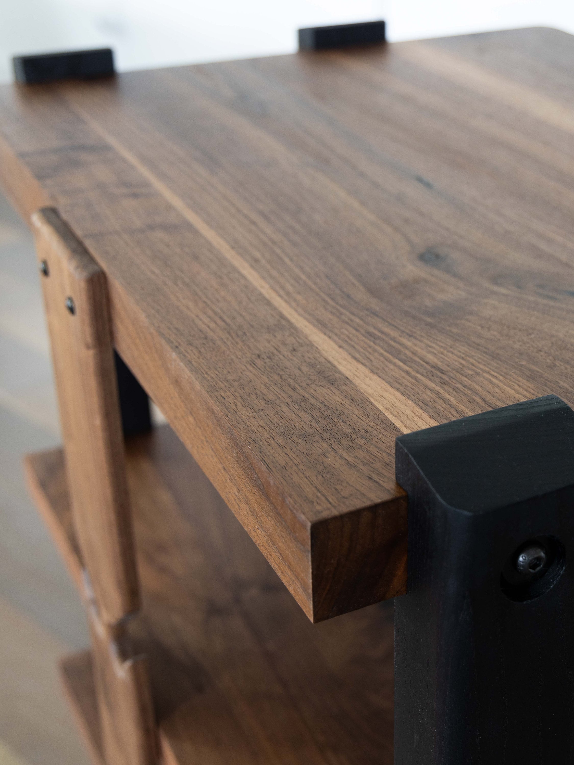 ECHELON II Audio Rack - Hybrid, Walnut Shelves and Black Ash Legs - Etsy