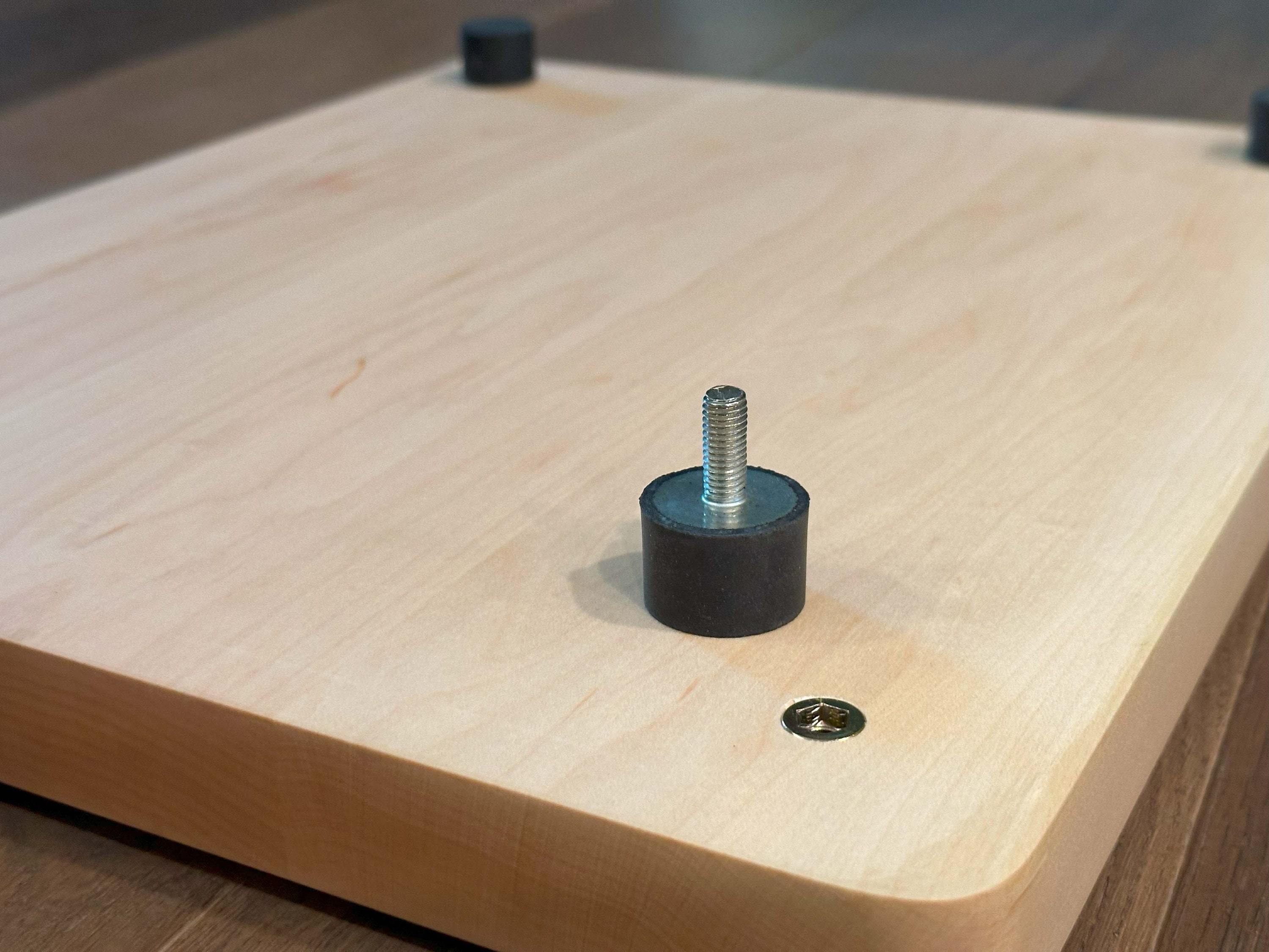 Hardwood Turntable, Component Isolation Platform 1 1/4 Thick - Etsy