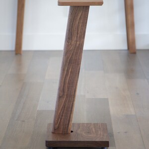 STRATUS Hardwood Walnut W/wenge Inlay Speaker Stands (2). Hand-picked ...