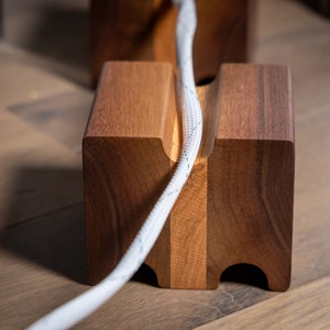 X-large 2-sided Walnut Cable Riser - (2) - Etsy
