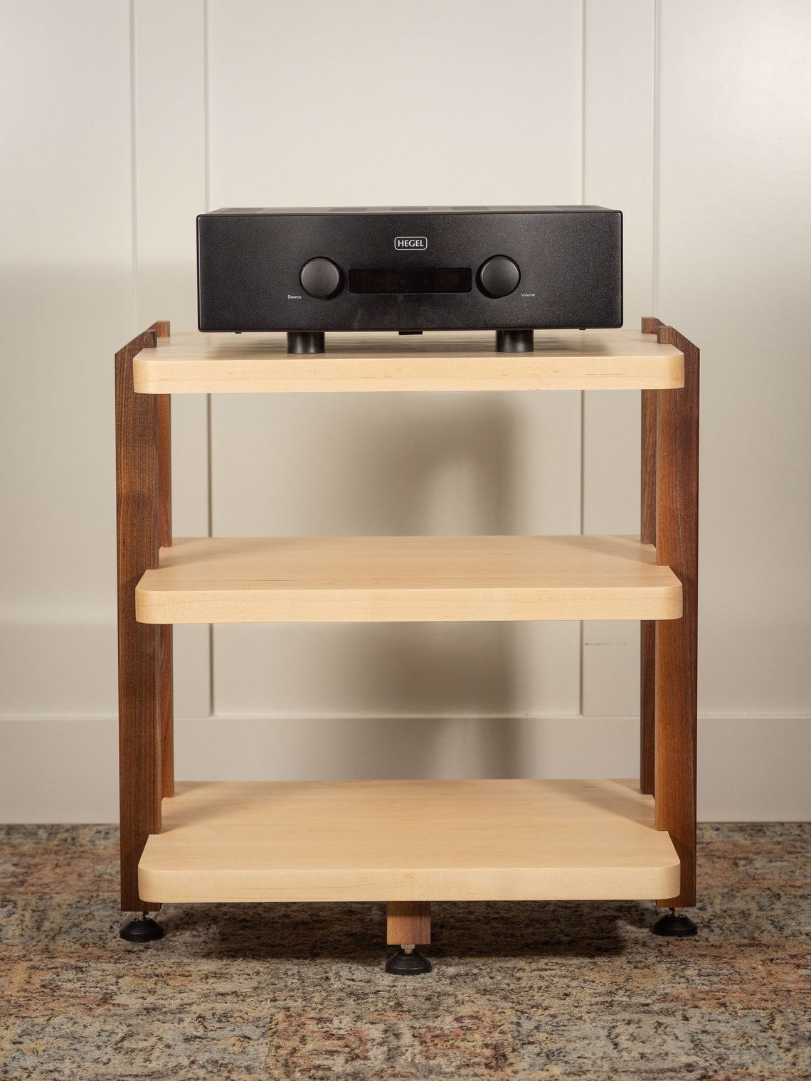 Hi-fi Audio Rack for Audiophiles 3 Shelf Rack Maple - Etsy Canada