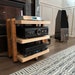 ECHELON II Audio Rack - Maple Shelves & Cherry Legs - Etsy