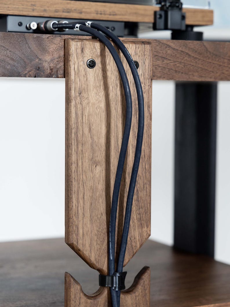 ECHELON II Audio Rack – Walnut Shelves & Black Ash Legs - Etsy