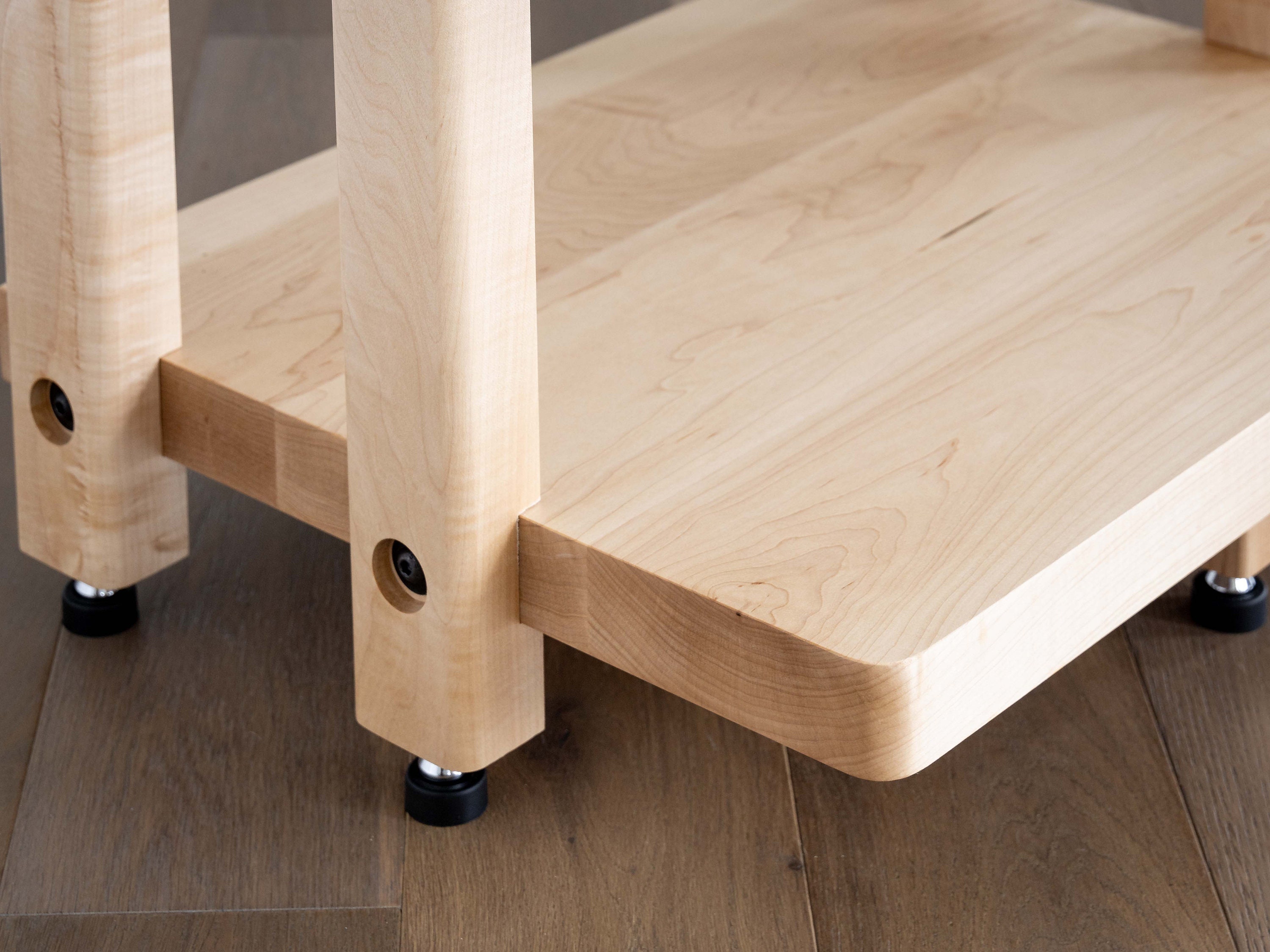 ECHELON II Audio Rack - Maple Shelves & Maple Legs - Etsy
