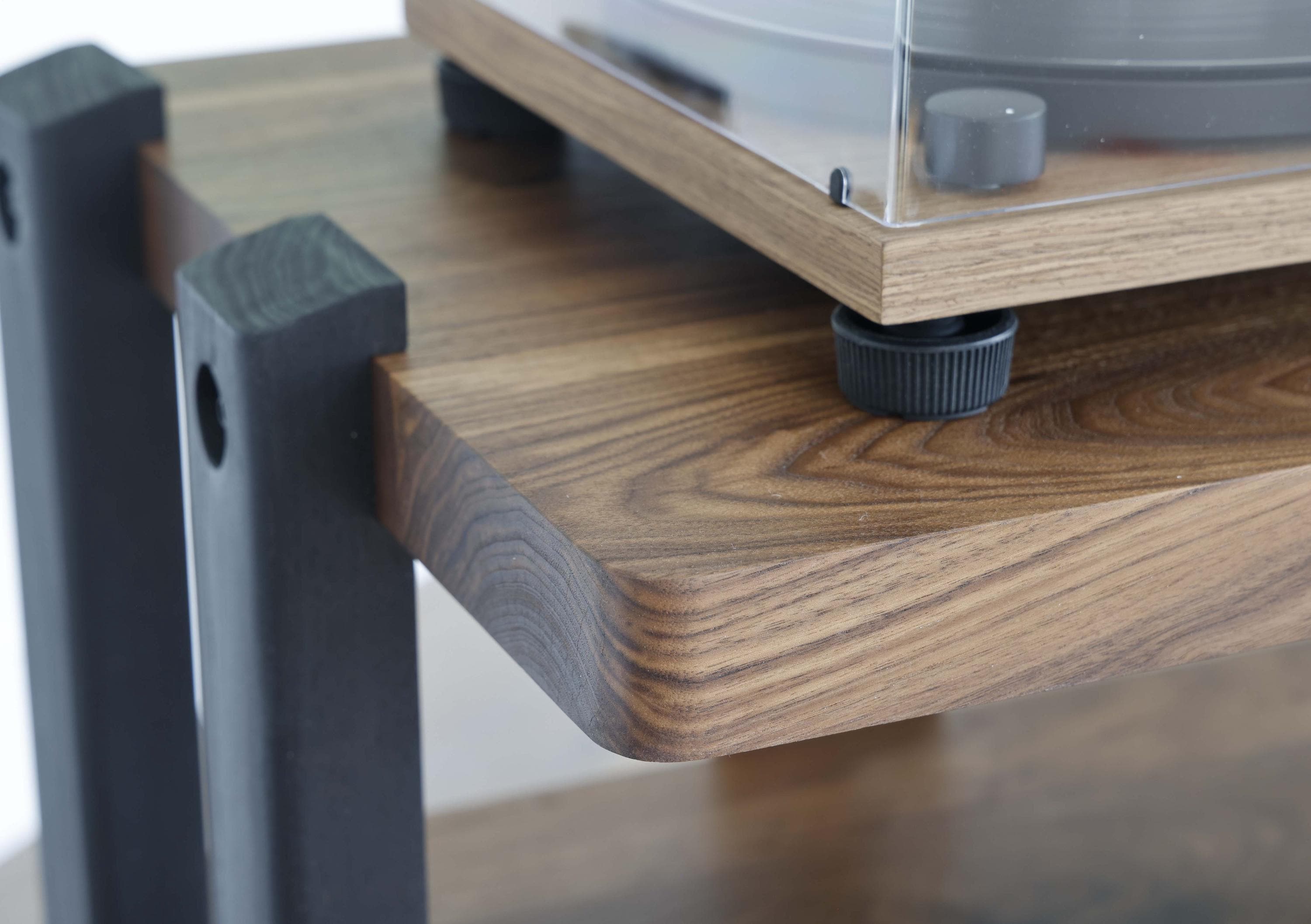 ECHELON II Audio Rack – Walnut Shelves & Black Ash Legs - Etsy