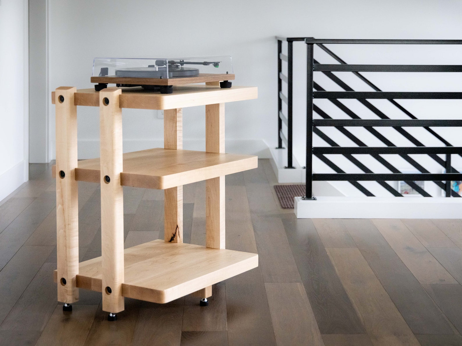 ECHELON II Audio Rack - Maple Shelves & Maple Legs - Etsy