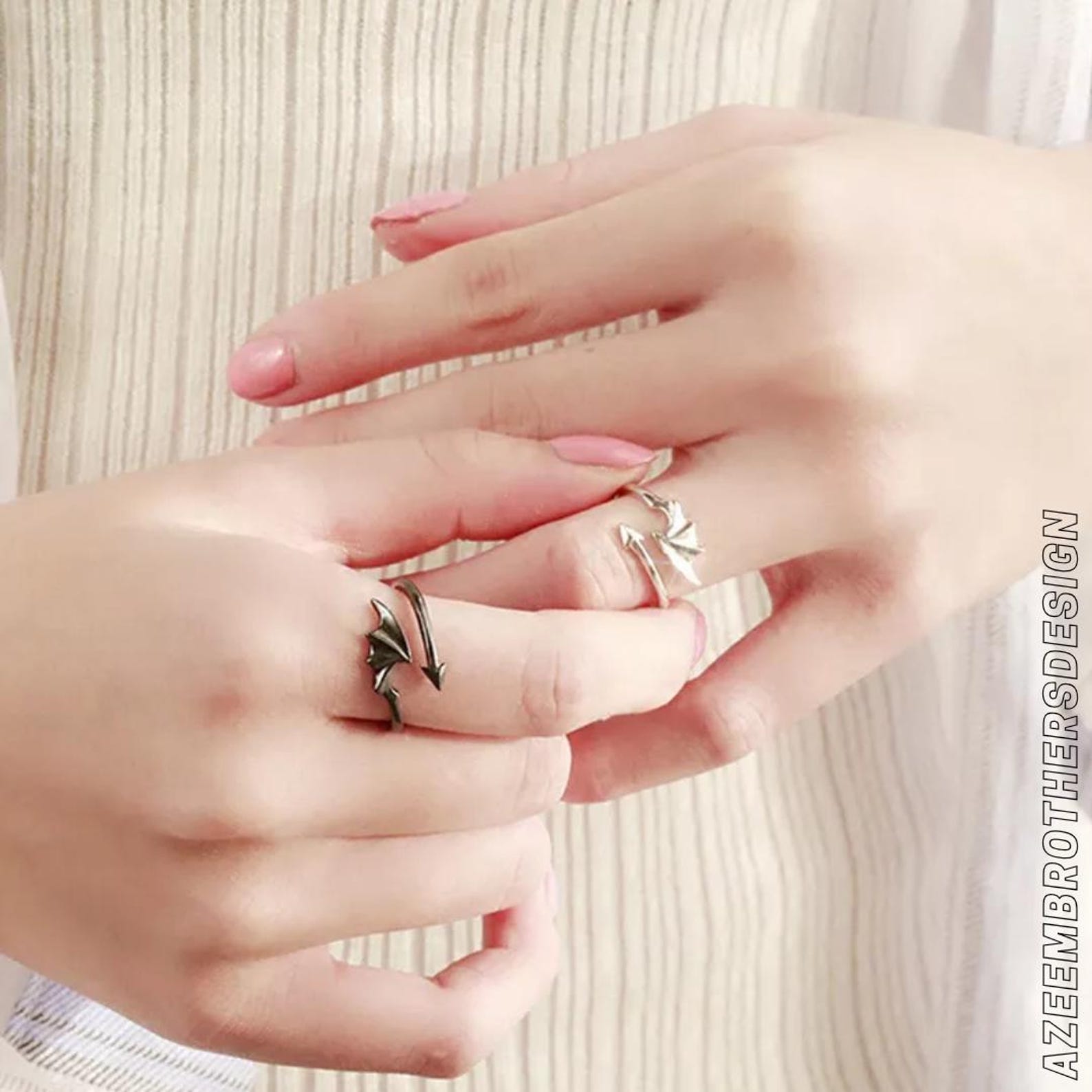 How to Train Your Dragon Toothless Adjustable Ring - Matching Couples ...