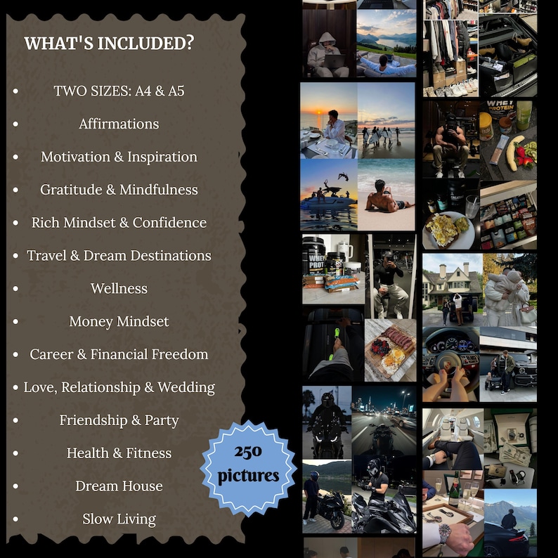 Men Pdf 2026 Vision Board Unisex, Vision Board Kit for Men -2026 Men’s ...