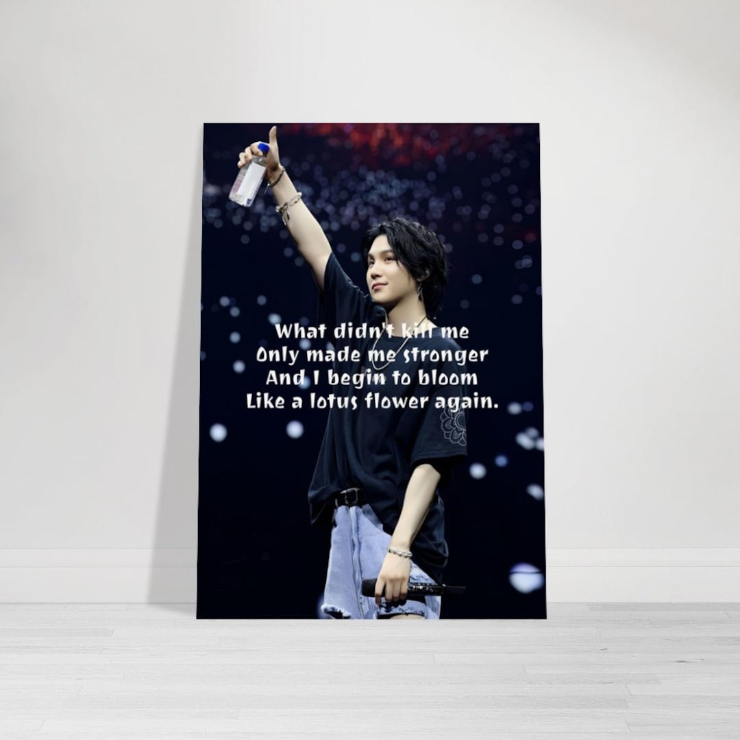 BTS Suga/yoongi Amygdala Lyrics Museum-quality Matte Paper Poster - Etsy